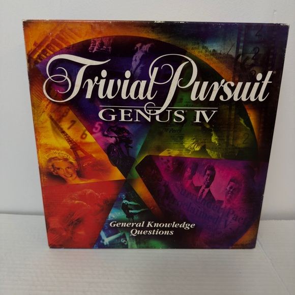 Parker Brothers | Games | 996 Trivia Pursuit Genius Edition 4 Board ...
